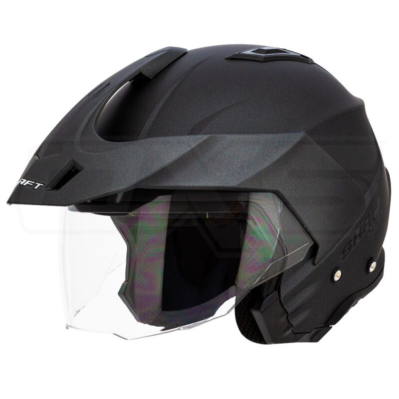 Casco Moto Shaft 227 Trial Abierto Con Visera Urbano solid n.m - Motorising